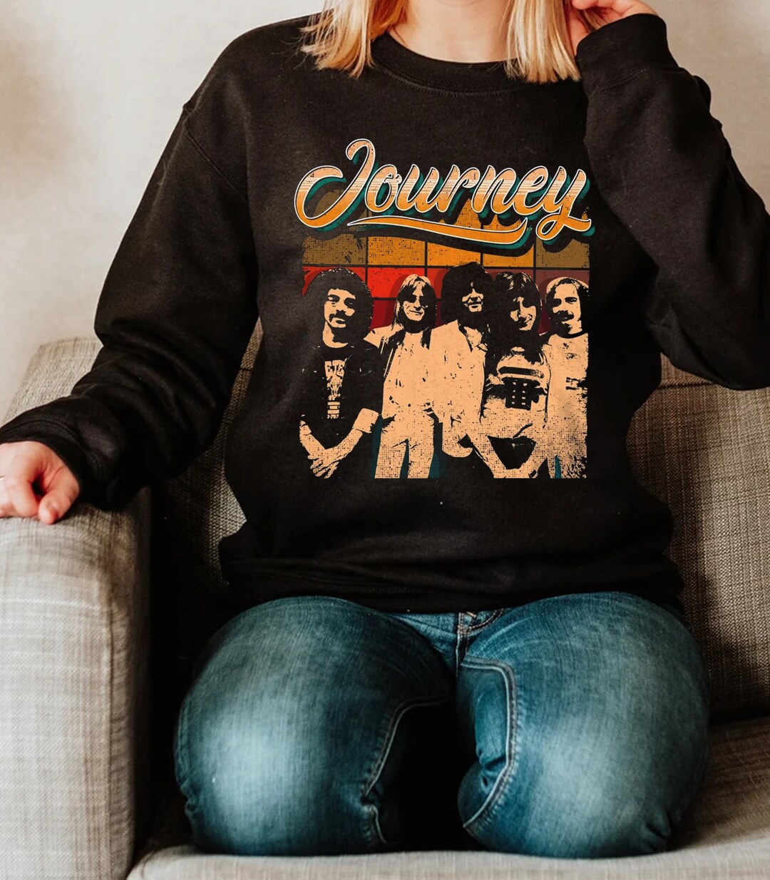 Journey Rock Band 90s Vintage Shirt, Journey Band Freedom Tour 2024 ...