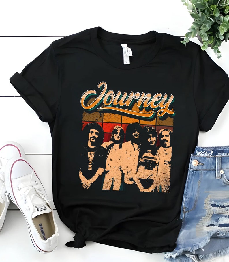 Journey Rock Band 90s Vintage Shirt, Journey Band Freedom Tour 2024 ...