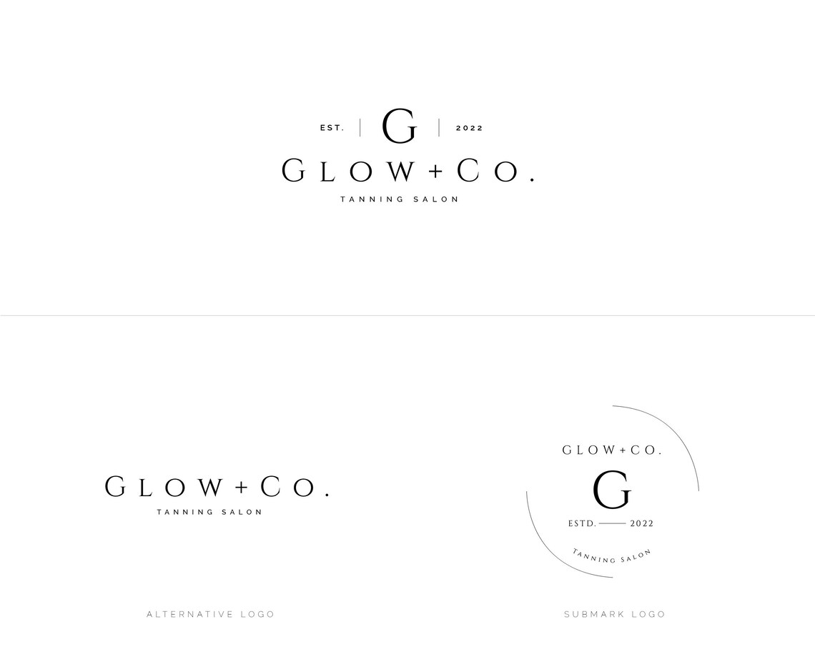 Instant Digital Download | Logo Kit Template | Premade Watermark Logo ...