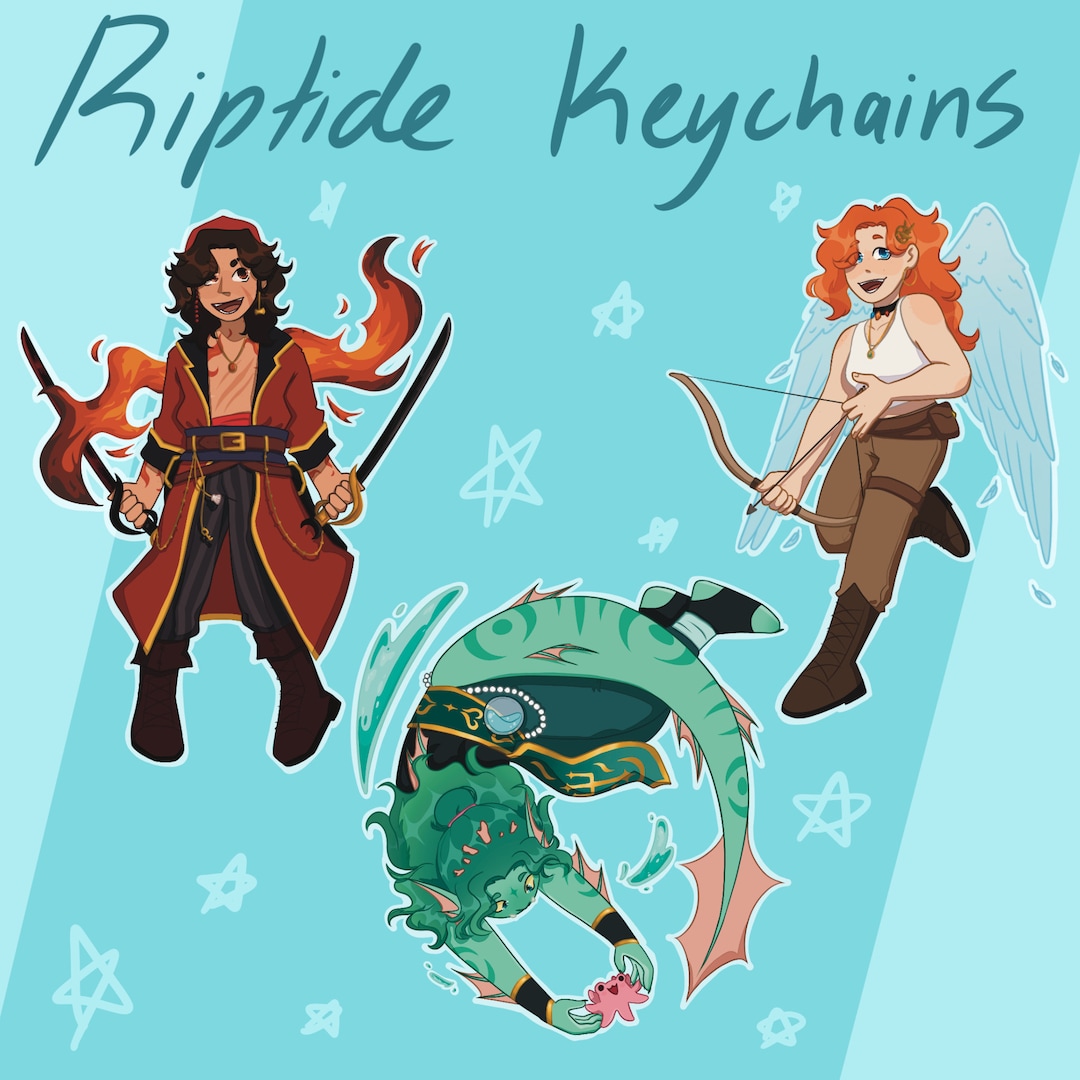 JRWI Riptide Keychains - Jay Chip Gillion - Etsy