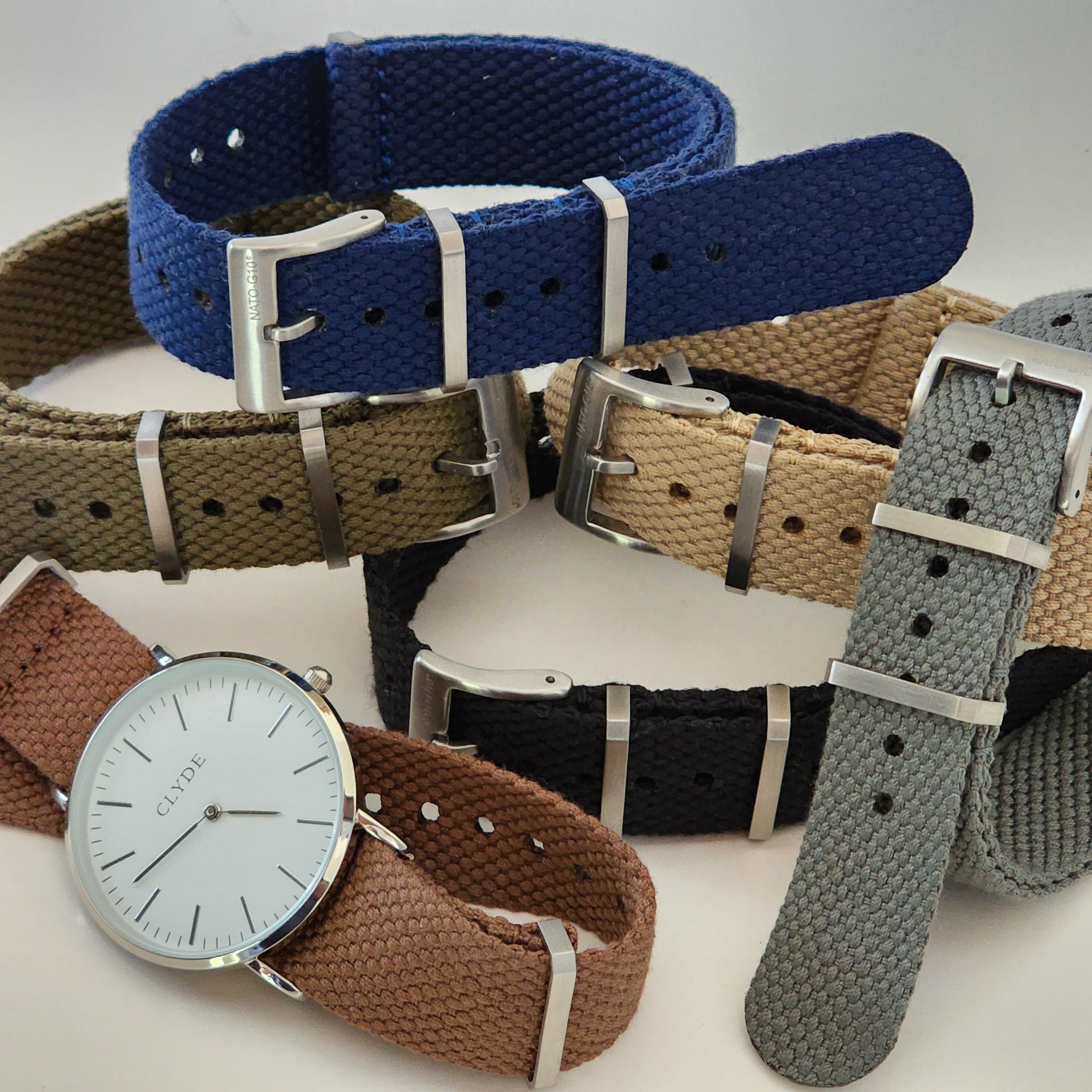 NATO® Milstrap HEMP Nylon Strap Cotton Handmade Eco Friendly Vegan ...