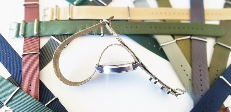 NATO G10 ® Ballistic Milstrap Nylon Strap RAF Military Combat Mod Pilot Diver Sport Watch Band ...