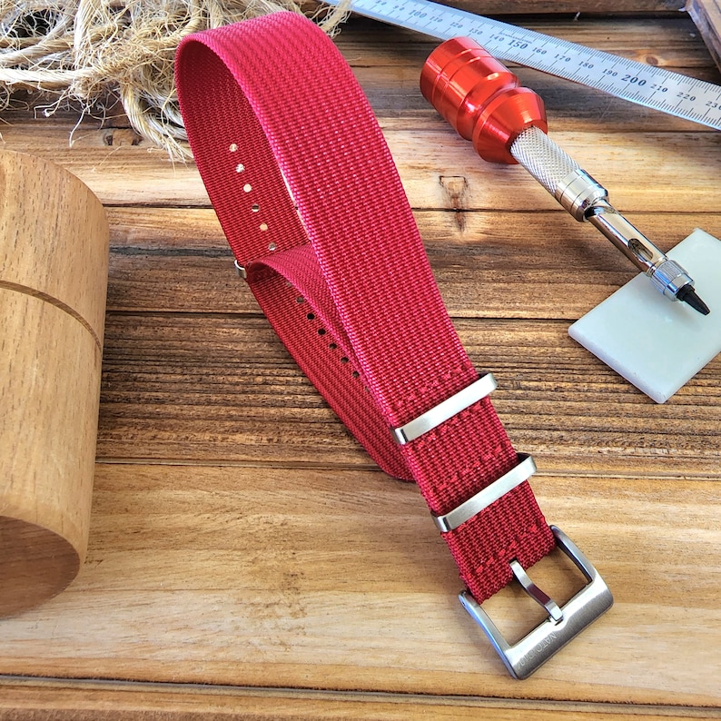 NATO G10® Ribbed Nylon Strap Military Summer Water Resistant Watch Band 18mm 20mm 22mm 24mm ...