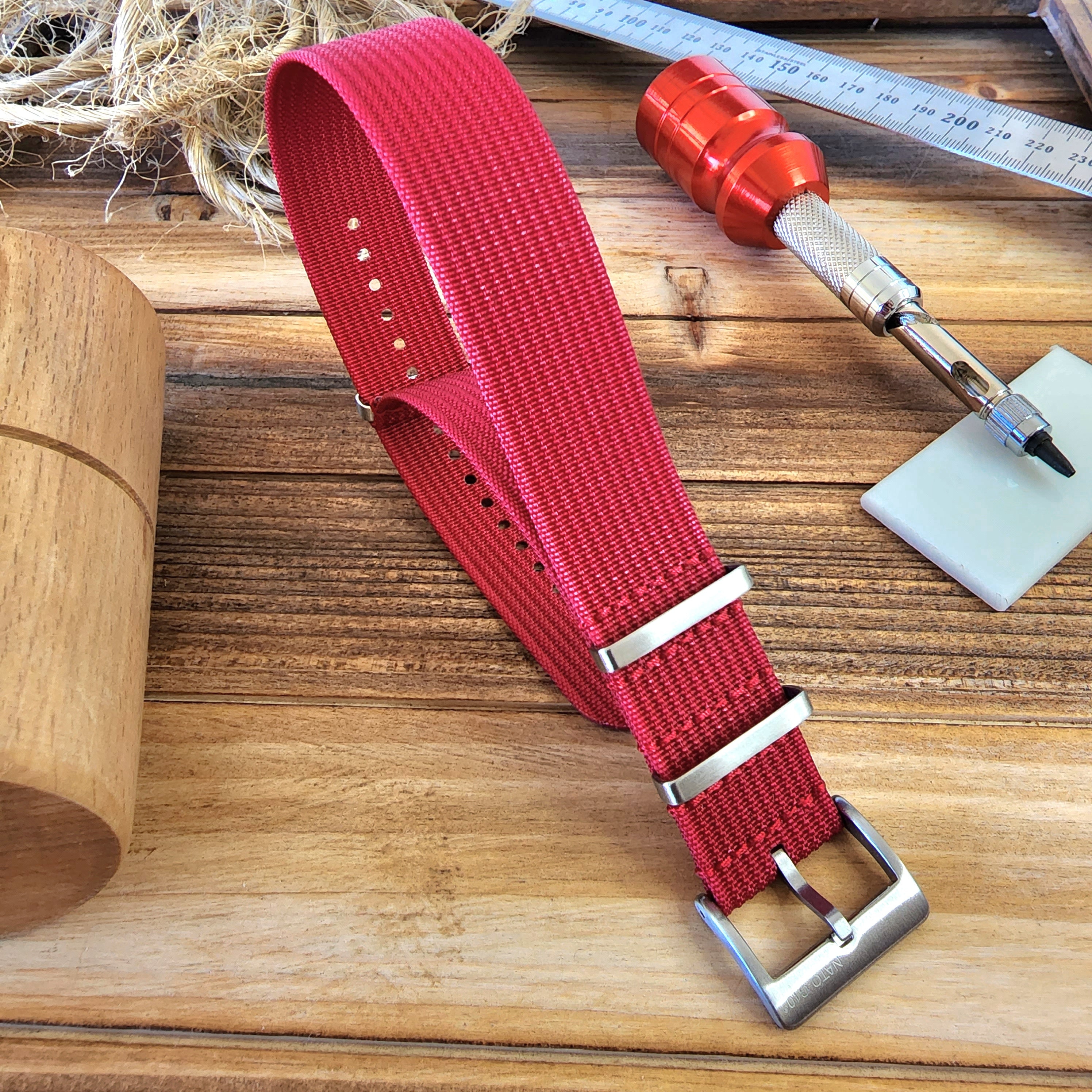 NATO G10® Ribbed Nylon Strap Military Summer Water Resistant Watch Band ...