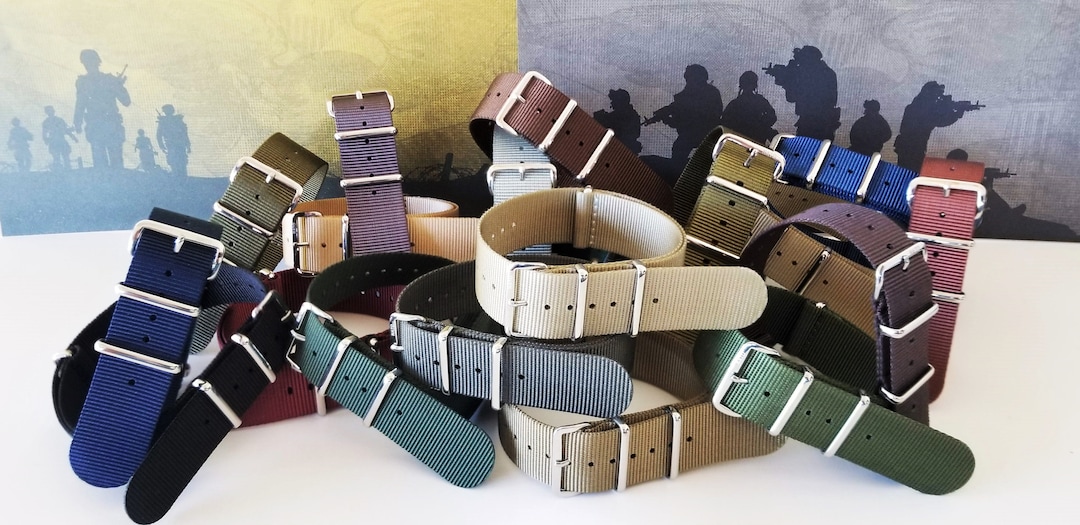 NATO G10 ® Ballistic Milstrap Nylon Strap RAF Military Combat Mod Pilot ...