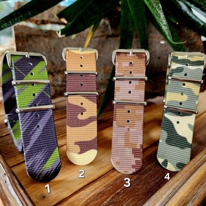 NATO CAMO G10® Ballistic Nylon Military Mod 18mm 20mm 22mm 24mm ...