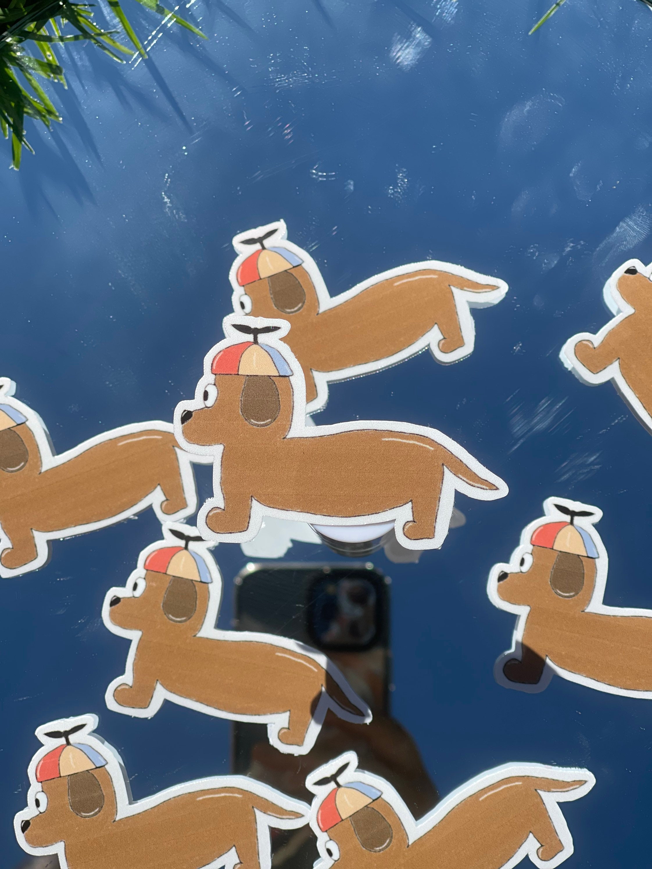 Winnie Dog Sticker - Etsy
