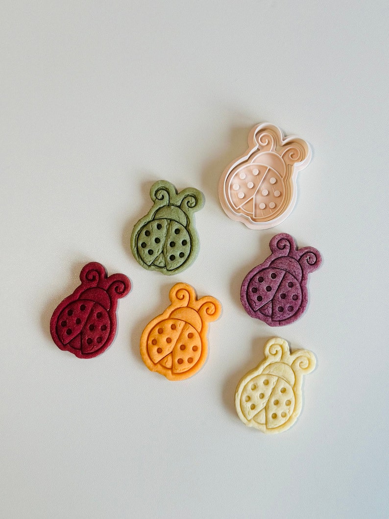 Ladybug Cookie Cutter | Spring Lady Bug Cookie Cutter Stamp Set ...