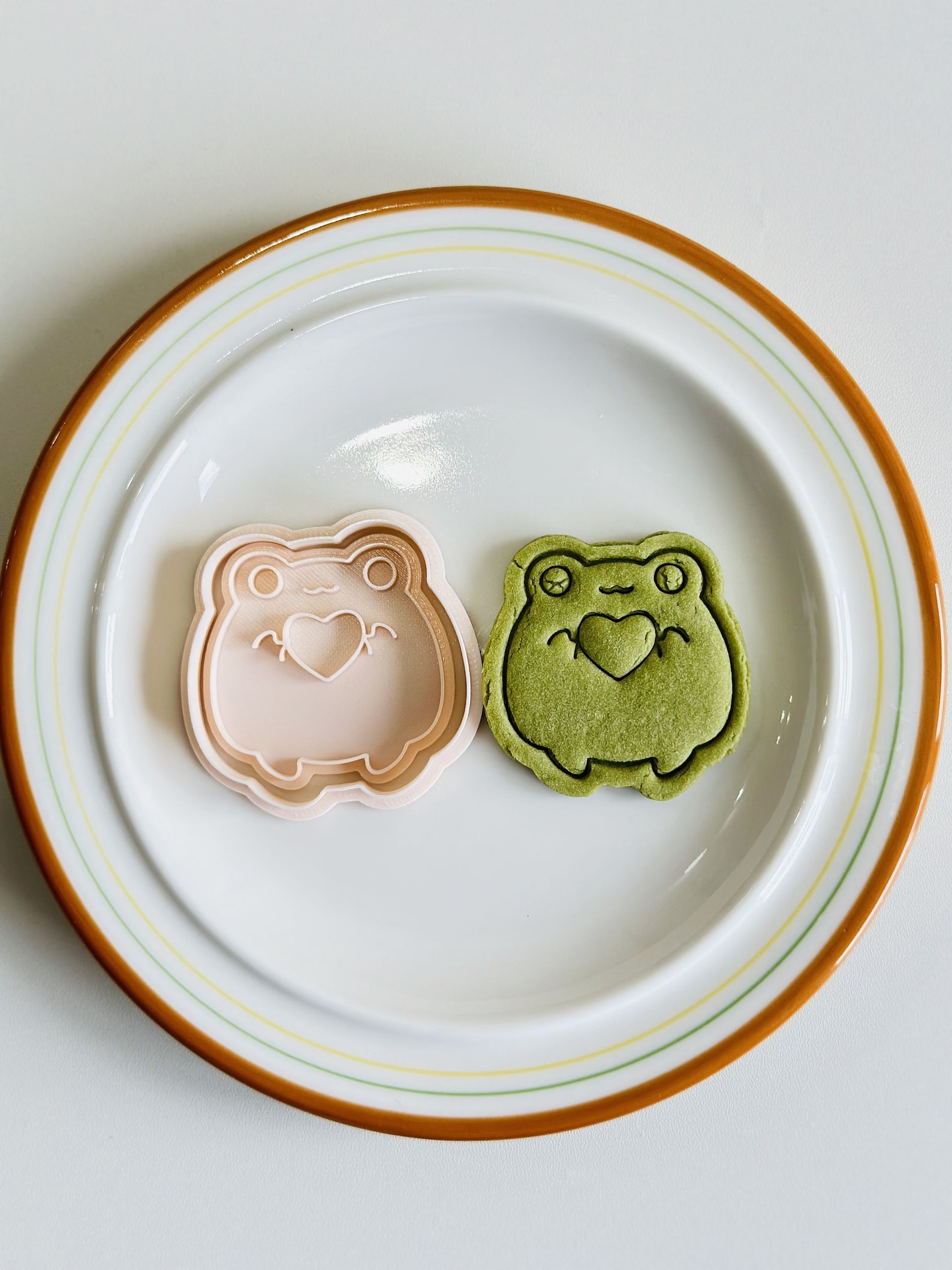 Frog Cookie Cutter Animal Cookie Cutter Stamp Set Love Heart Frog ...