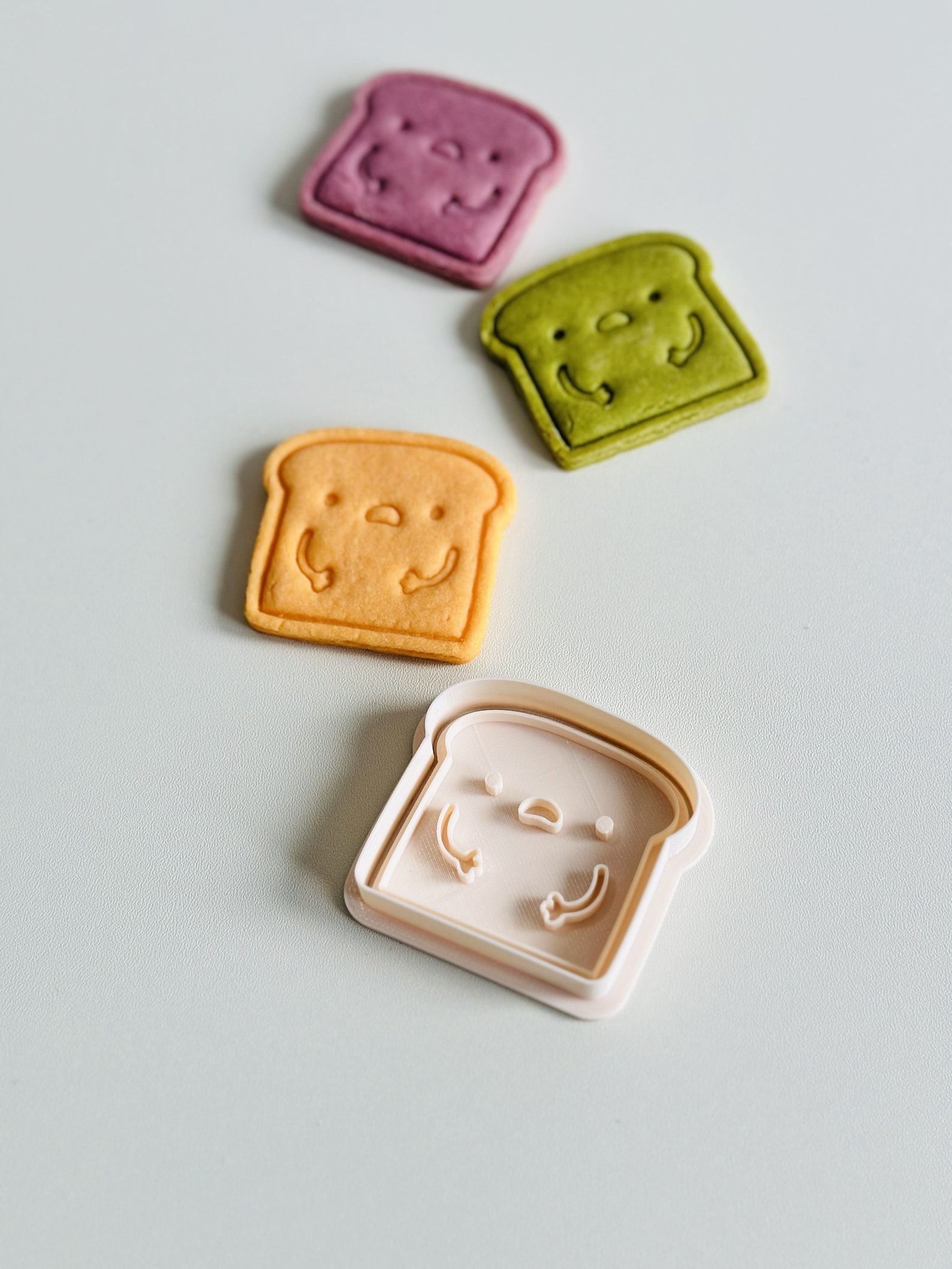 Toast Cookie Cutter | Food Cookie Cutter Stamp Set | Funny Awkward ...