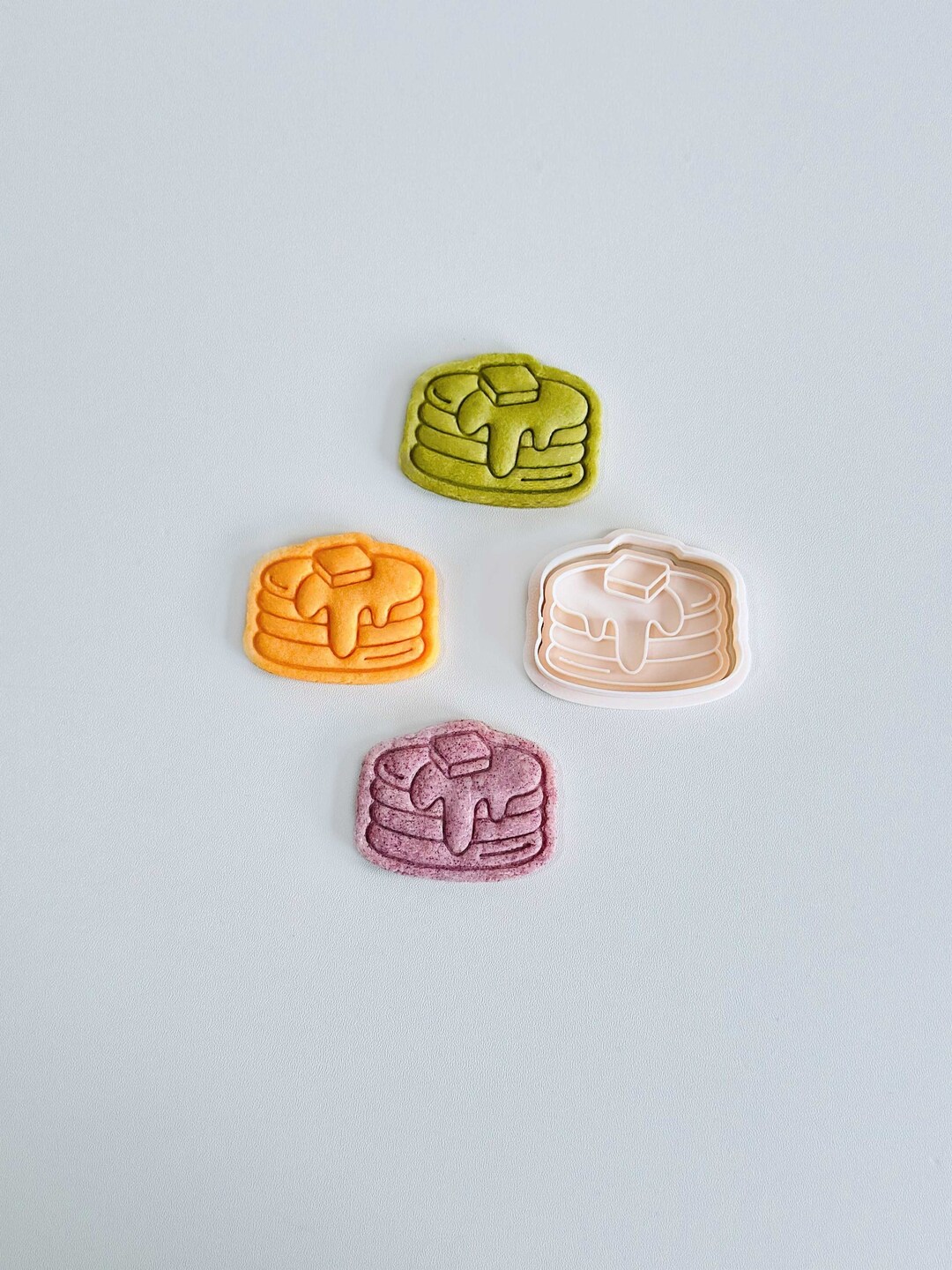 Pancakes Cookie Cutter | Breakfast Food Cookie Cutter Stamp Set ...