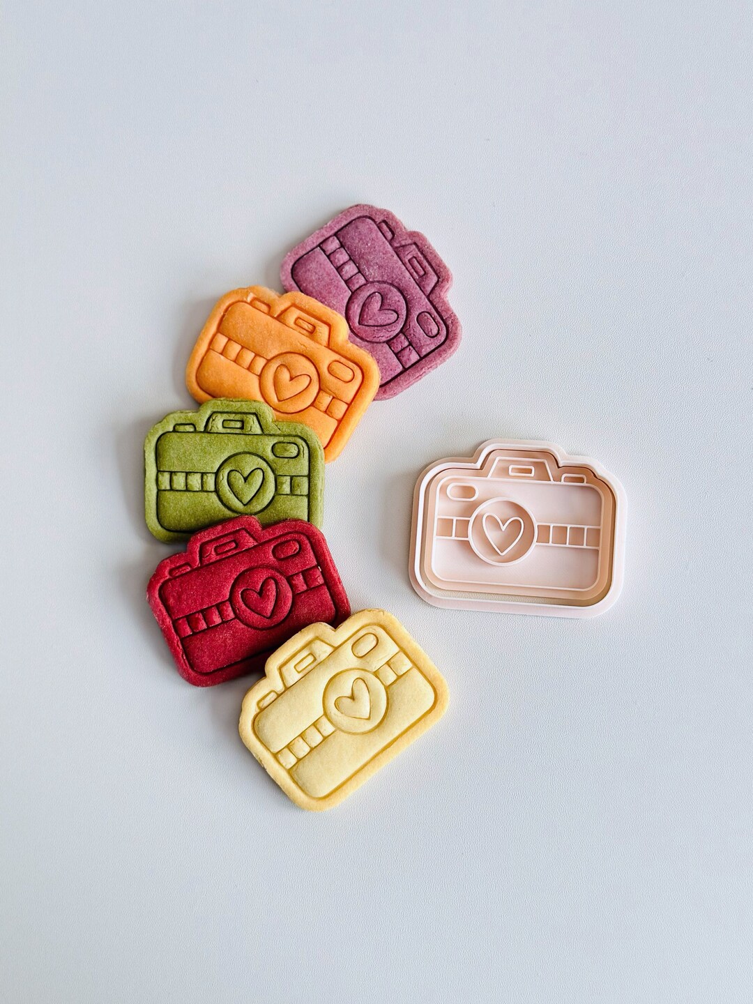 Camera Cookie Cutter | Groovy Cookie Cutter Stamp Set | Love Heart ...