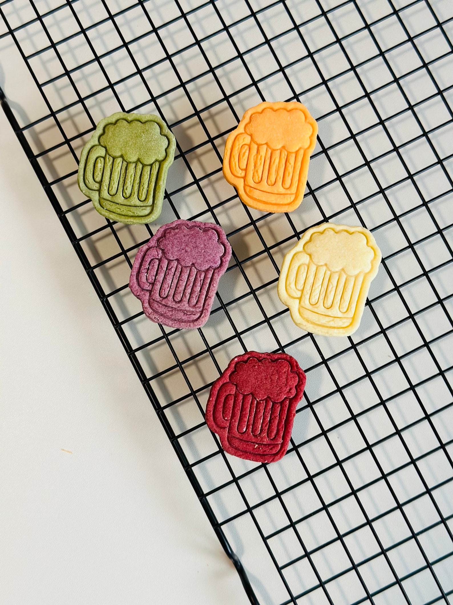 Beer Cookie Cutter Beer Mug Cookie Cutter Stamp Set Creative Shapes ...