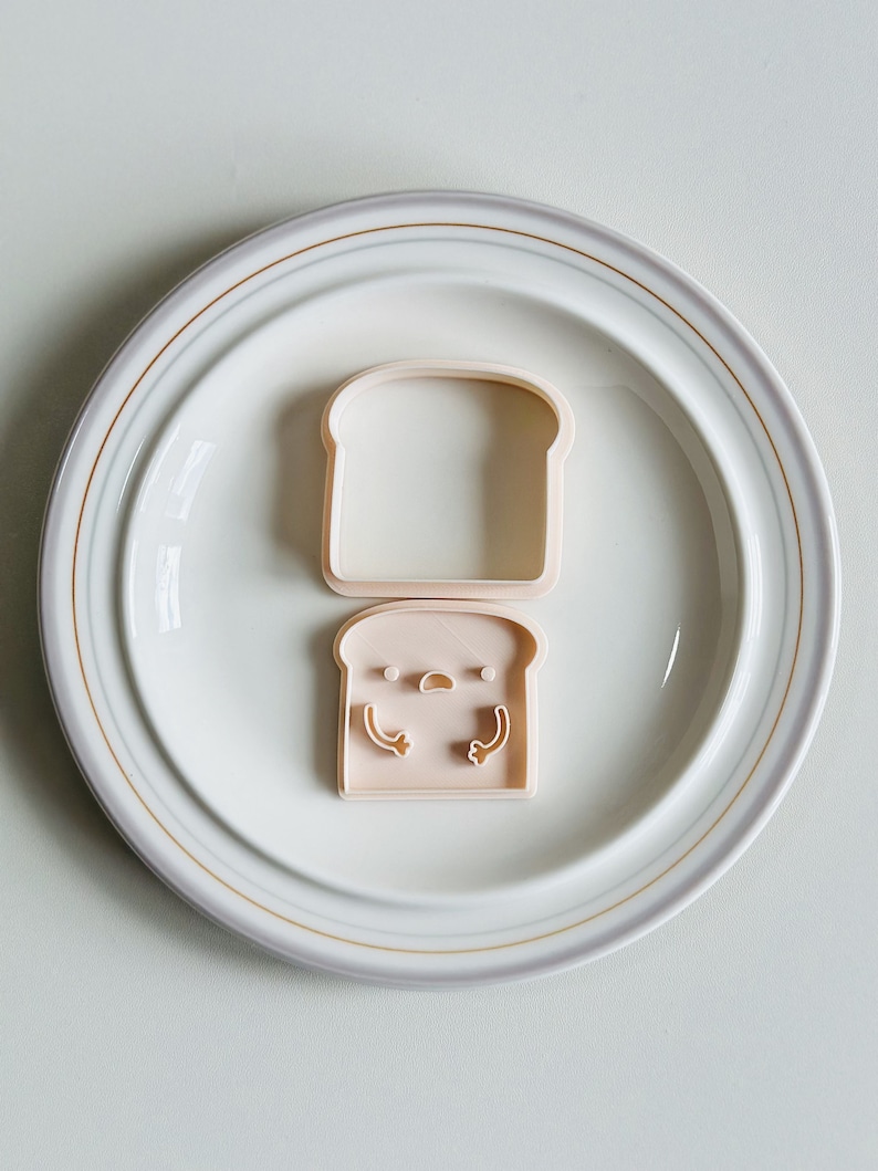 Toast Cookie Cutter | Food Cookie Cutter Stamp Set | Funny Awkward ...