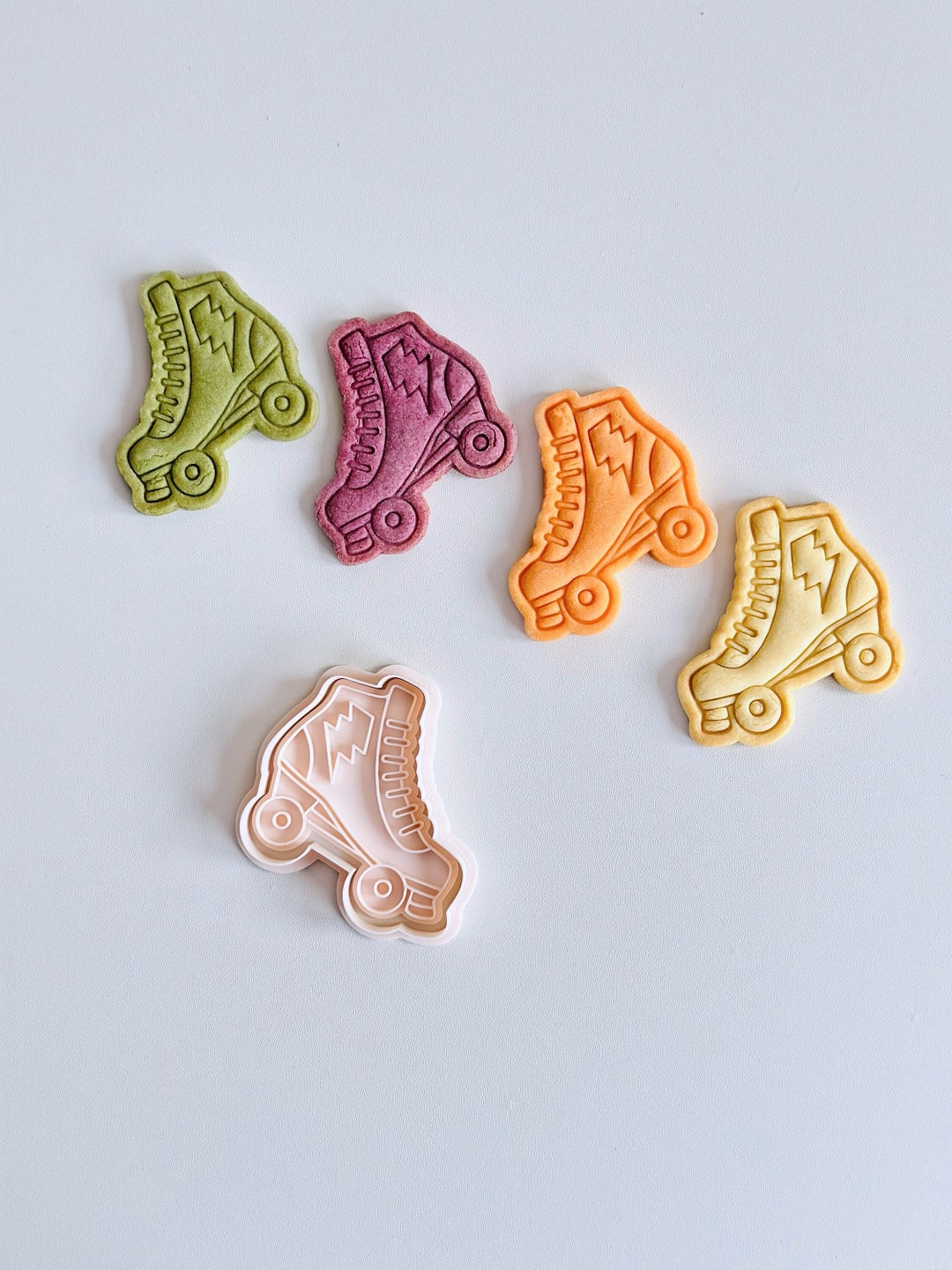 Roller Skate Cookie Cutter | Retro Groovy Vibes Cookie Cutter Stamp Set ...