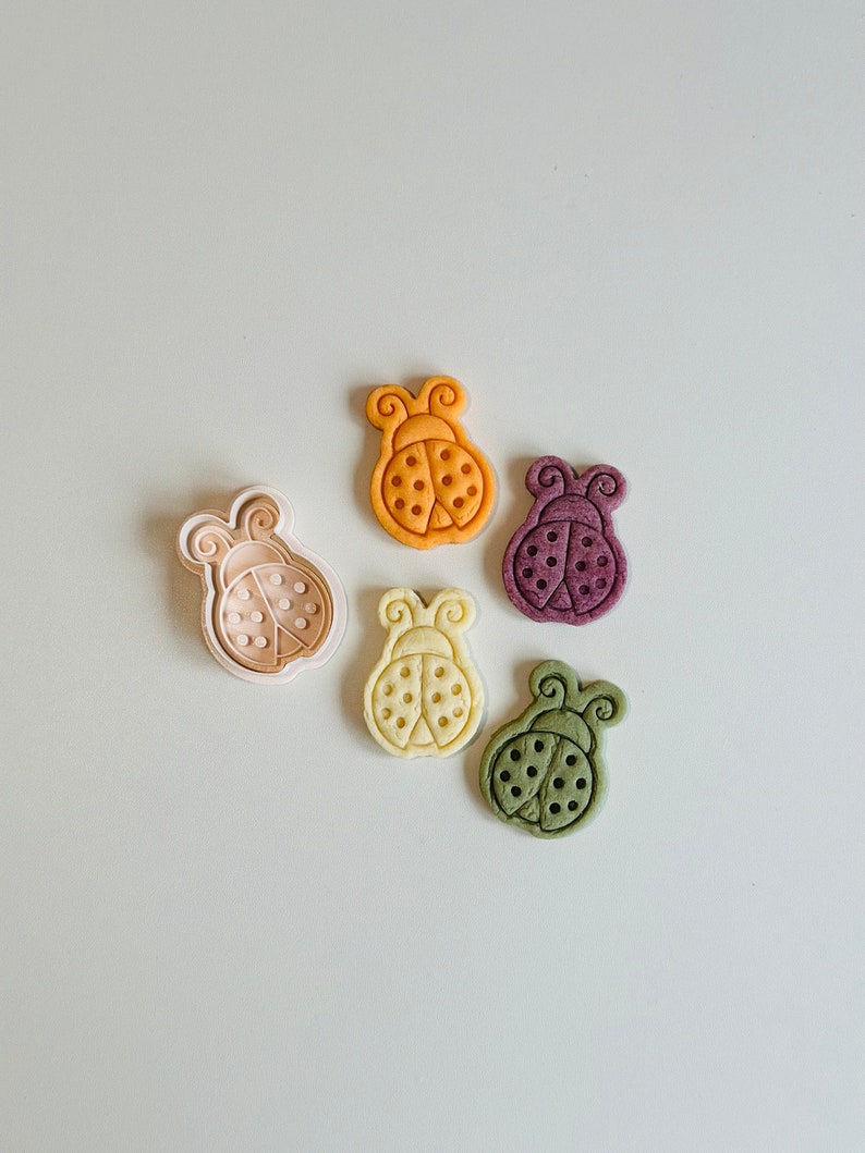 Ladybug Cookie Cutter | Spring Lady Bug Cookie Cutter Stamp Set ...