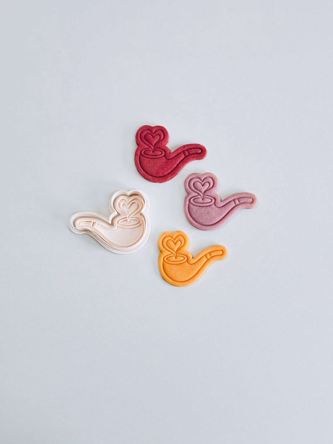 Pipe Cookie Cutter Smoking Pipe Cookie Cutter Stamp Set Father's Day ...