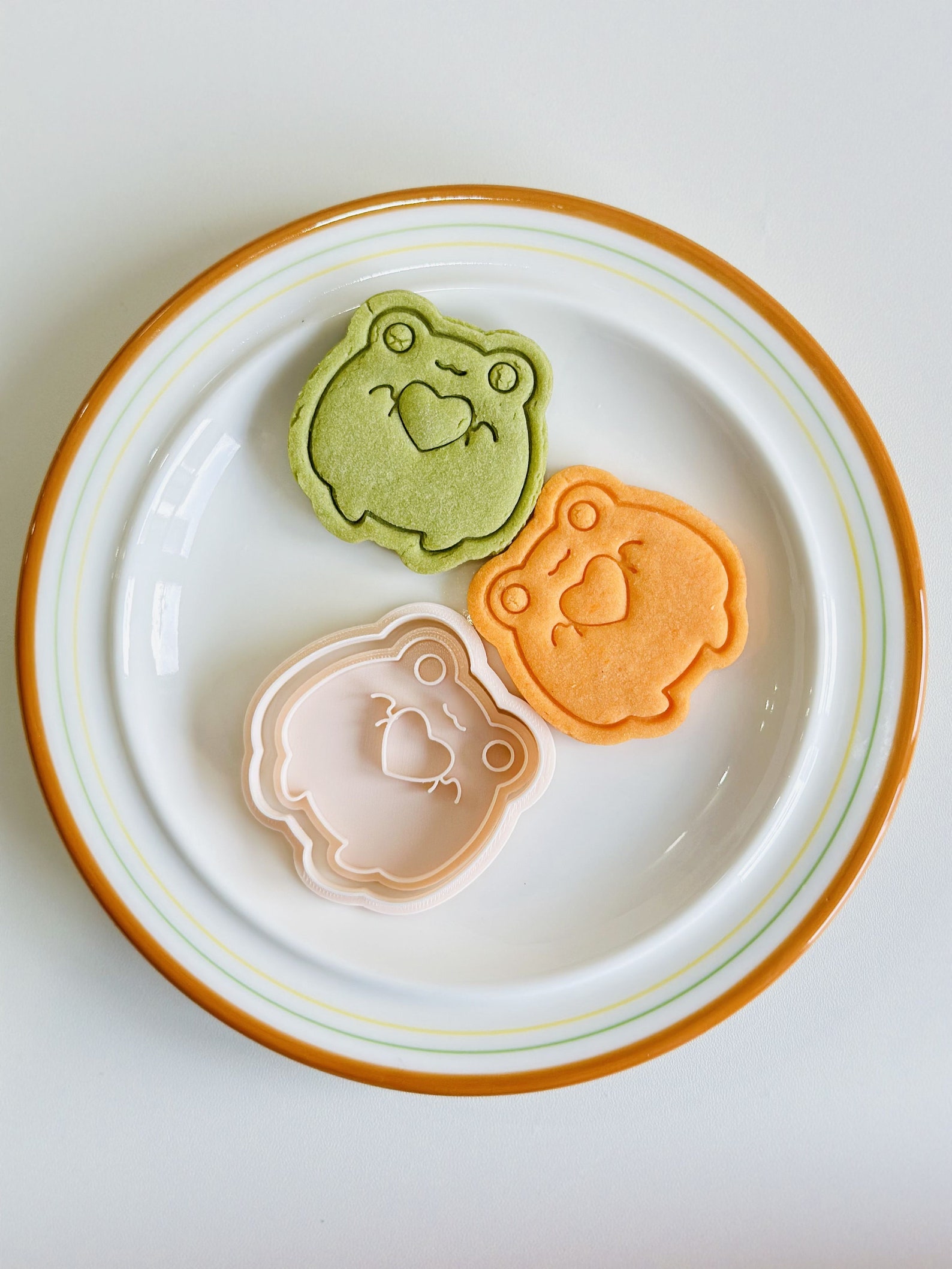 Frog Cookie Cutter Animal Cookie Cutter Stamp Set Love Heart Frog ...