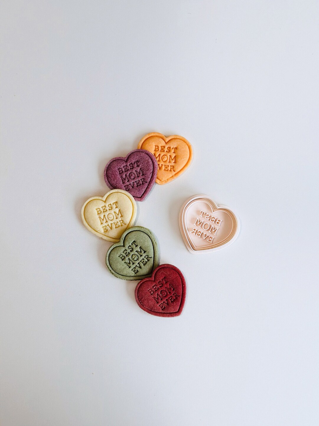 Best Mom Cookie Cutter | Love Heart Mother Day Cookie Cutter Stamp Set ...