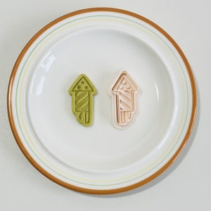 Firecracker Cookie Cutter | 4th of July Cookie Cutter Stamp Set ...