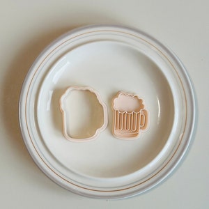 Beer Cookie Cutter | Beer Mug Cookie Cutter Stamp Set | Creative Shapes ...