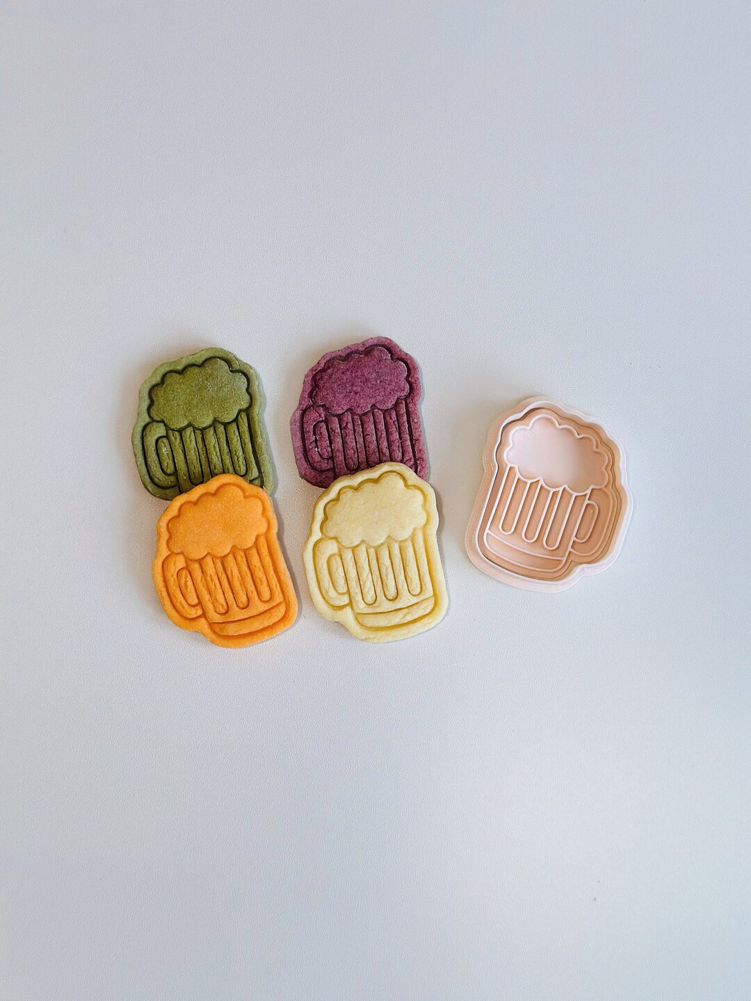 Beer Cookie Cutter Beer Mug Cookie Cutter Stamp Set Creative Shapes ...