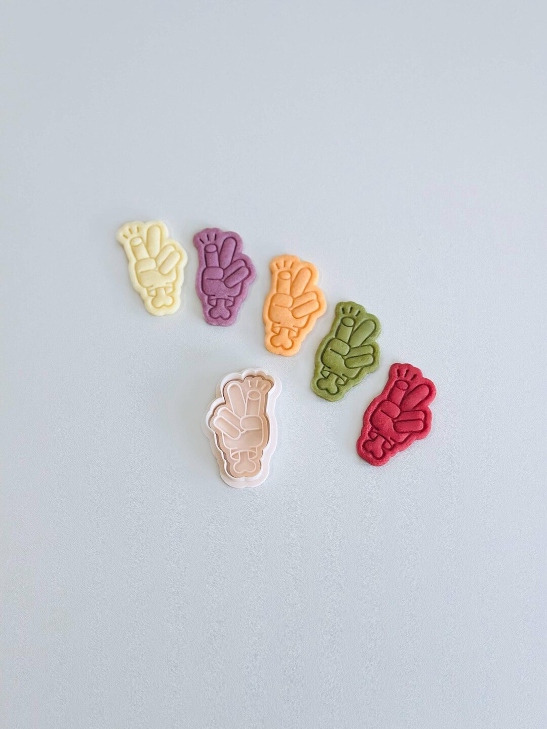 Zombie Hand Cookie Cutter | Halloween Peace Hand Cookie Cutter Stamp ...