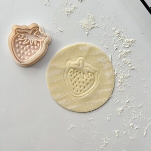 Strawberry Cookie Cutter - Spring Cookie Cutter Stamp Set | Berry ...