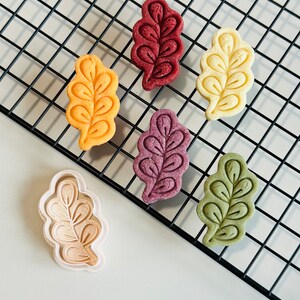 Leaf Cookie Cutter - Spring Greenery Cookie Cutter Stamp Set ...
