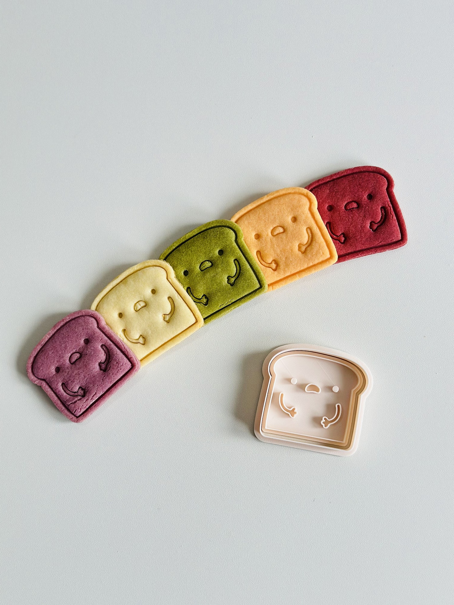 Toast Cookie Cutter | Food Cookie Cutter Stamp Set | Funny Awkward ...