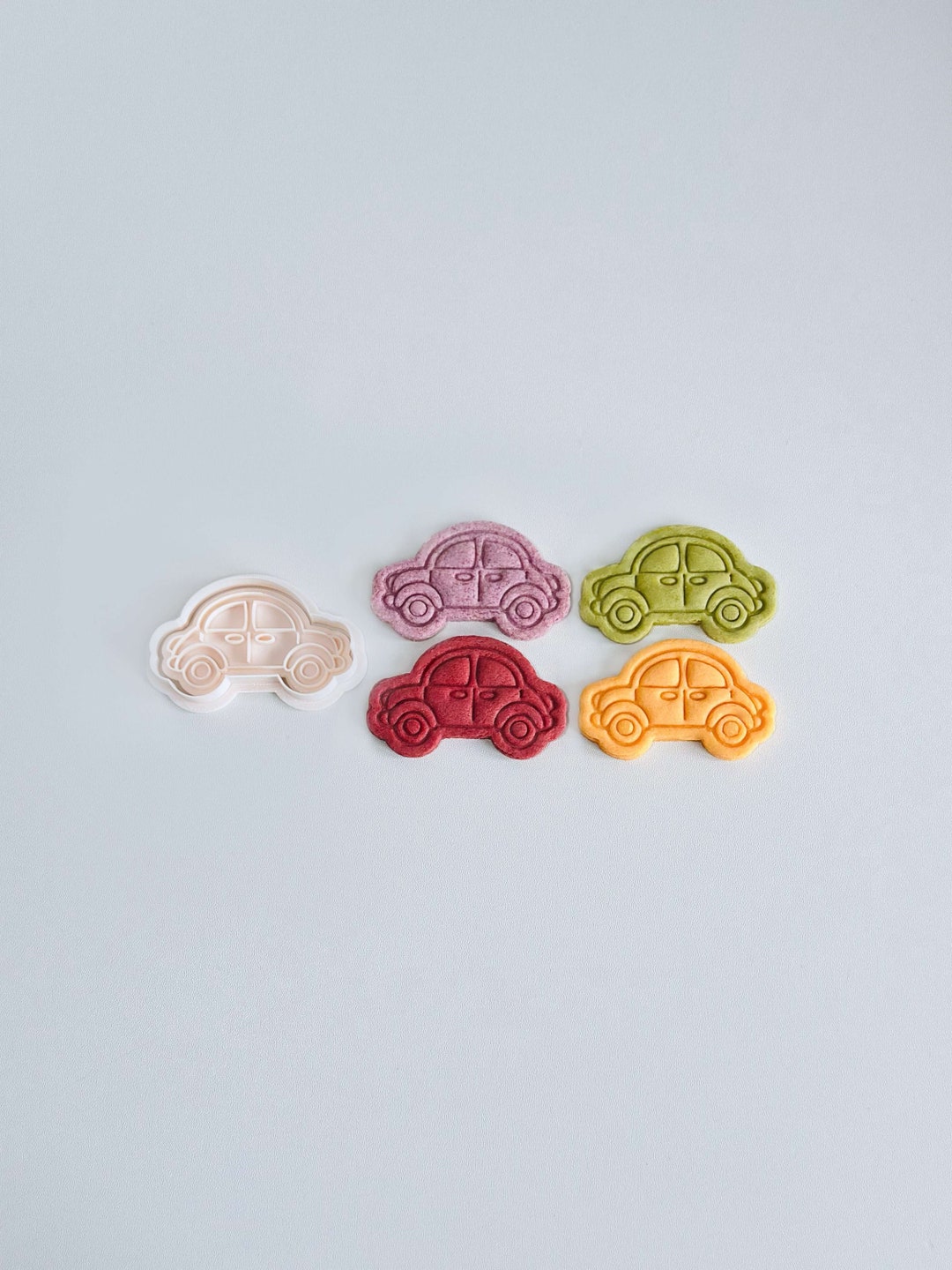 Car Cookie Cutter | Vehicle Cookie Cutter Stamp Set | Beetle Car Cookie ...