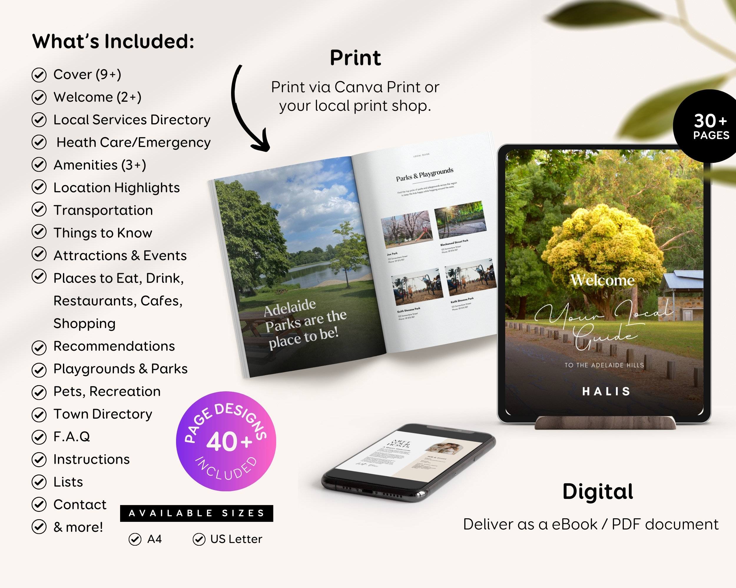 Local Community Guide Template Relocation Guide for Real Estate Realtor ...