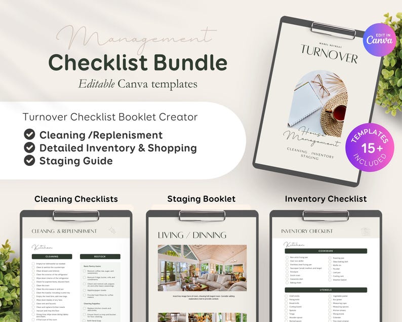 Airbnb Cabin Host Template Bundle- Digital & Printable Welcome Guide ...