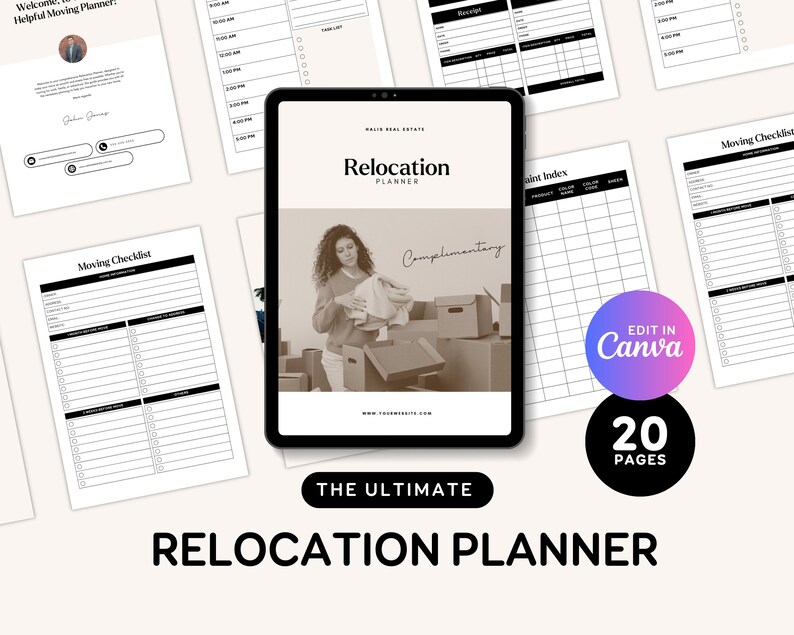 Real Estate Relocation Planner Guide for Realtors Relocation Guide ...