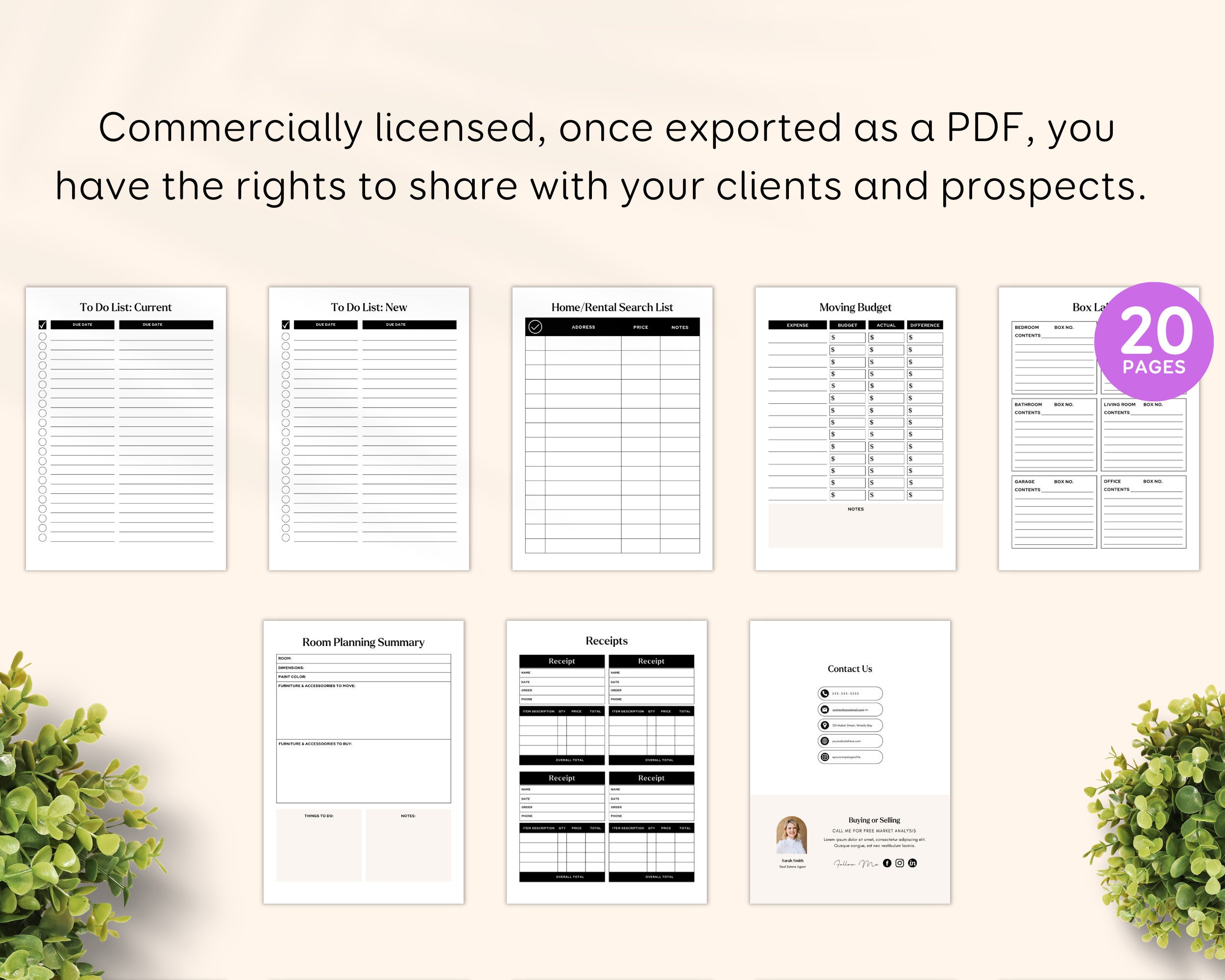 Real Estate Relocation Planner Guide for Realtors Relocation Guide ...