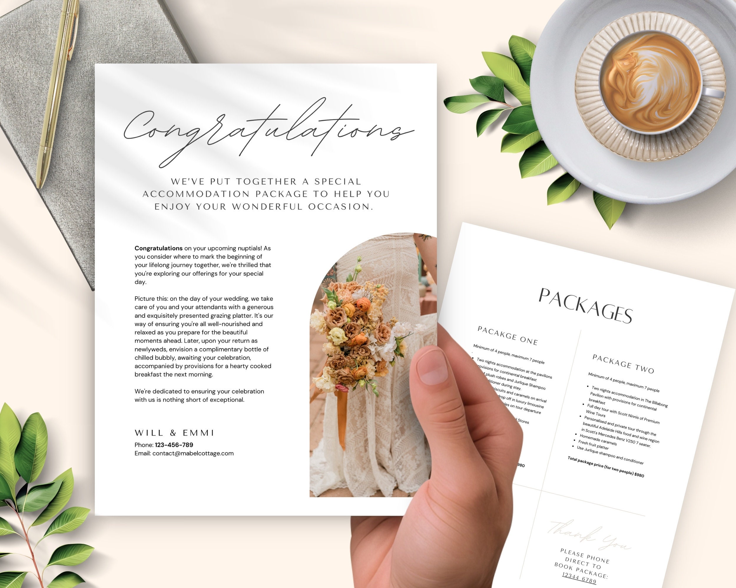 Airbnb Packages Canva Template, Venue Rental Packages, Drink Package ...