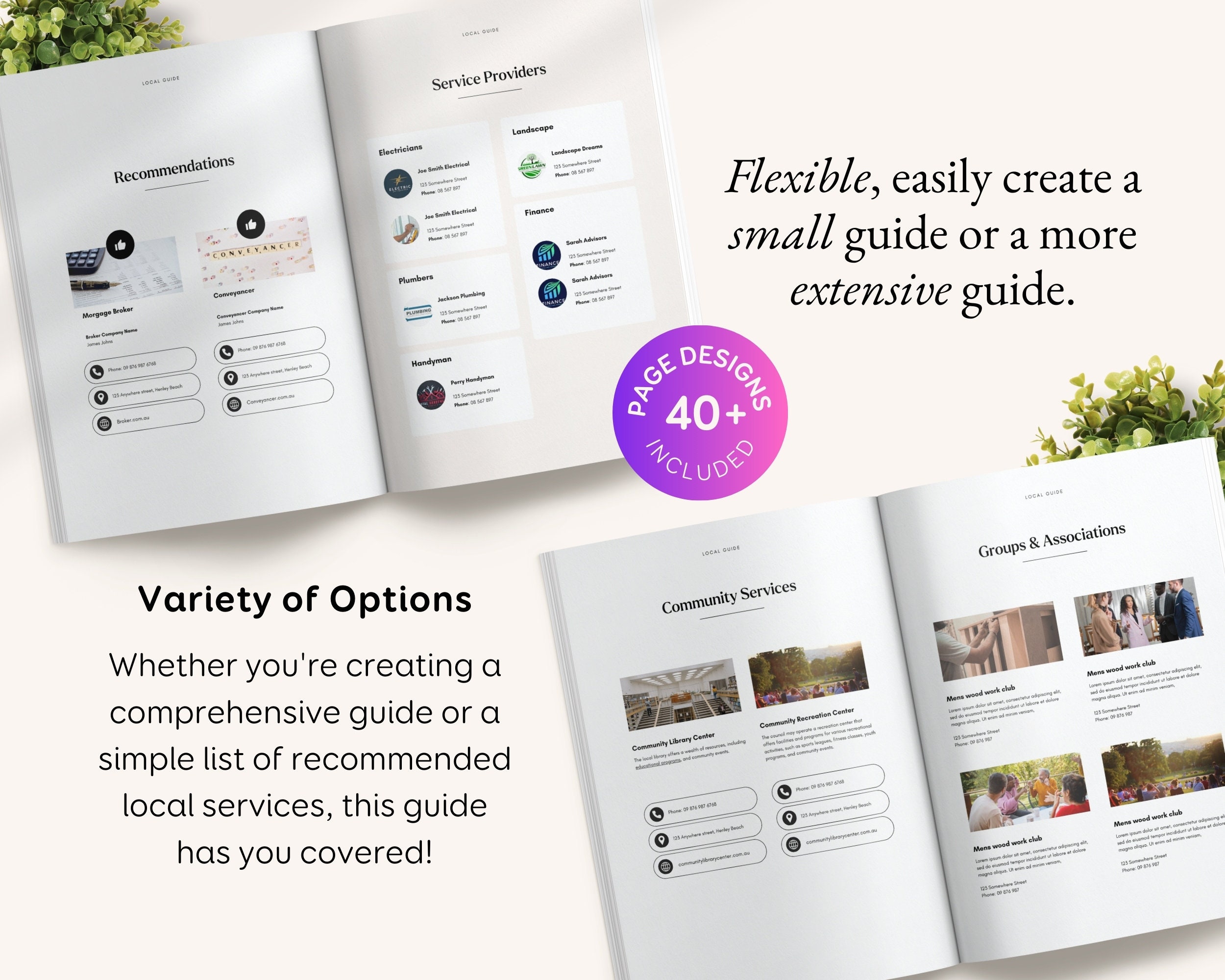 Local Community Guide Template Relocation Guide for Real Estate Realtor ...