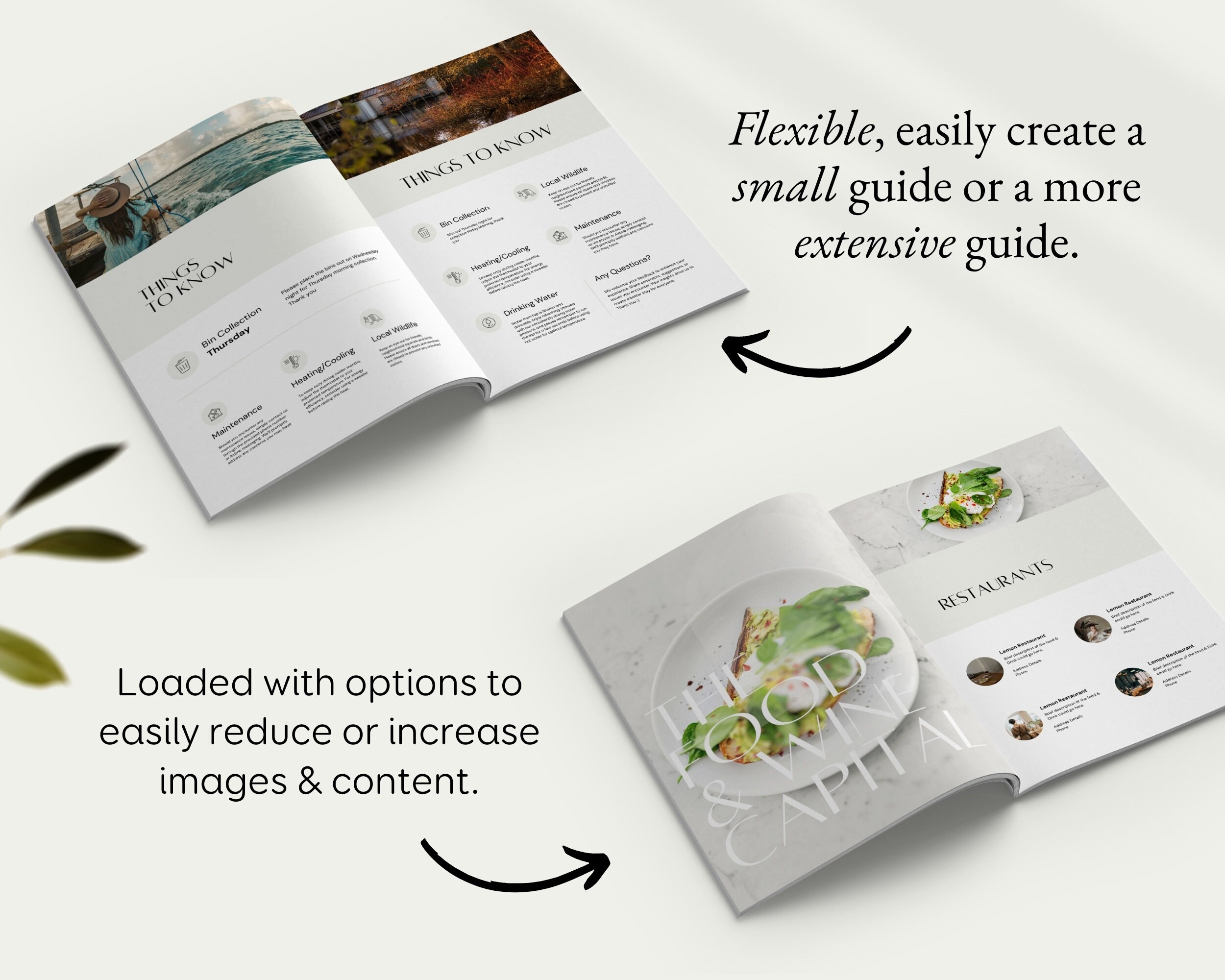 Airbnb Welcome Book Template Lake House, Mountain, Cabin Guest Manual ...