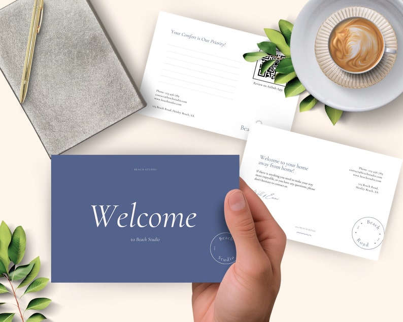 Welcome Note for Airbnb Guests, Airbnb Welcome Card Template, Guest ...