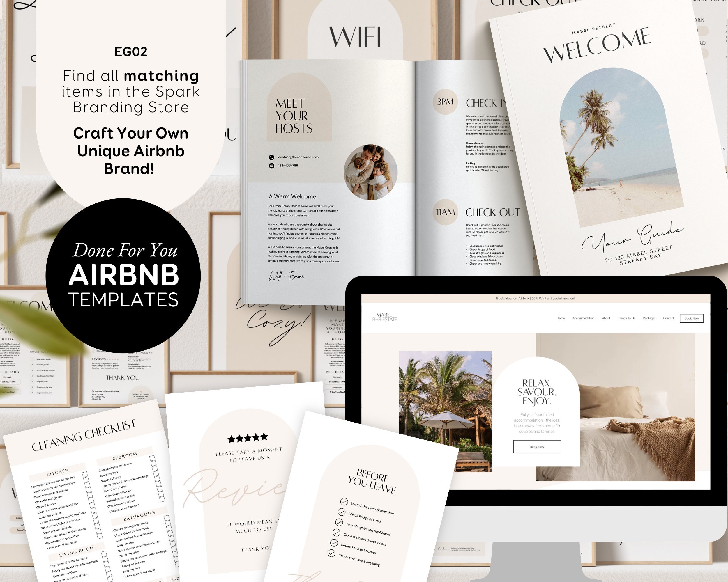 Modern Airbnb Welcome Letter Template, Welcome Letter Vrbo, Thank You ...