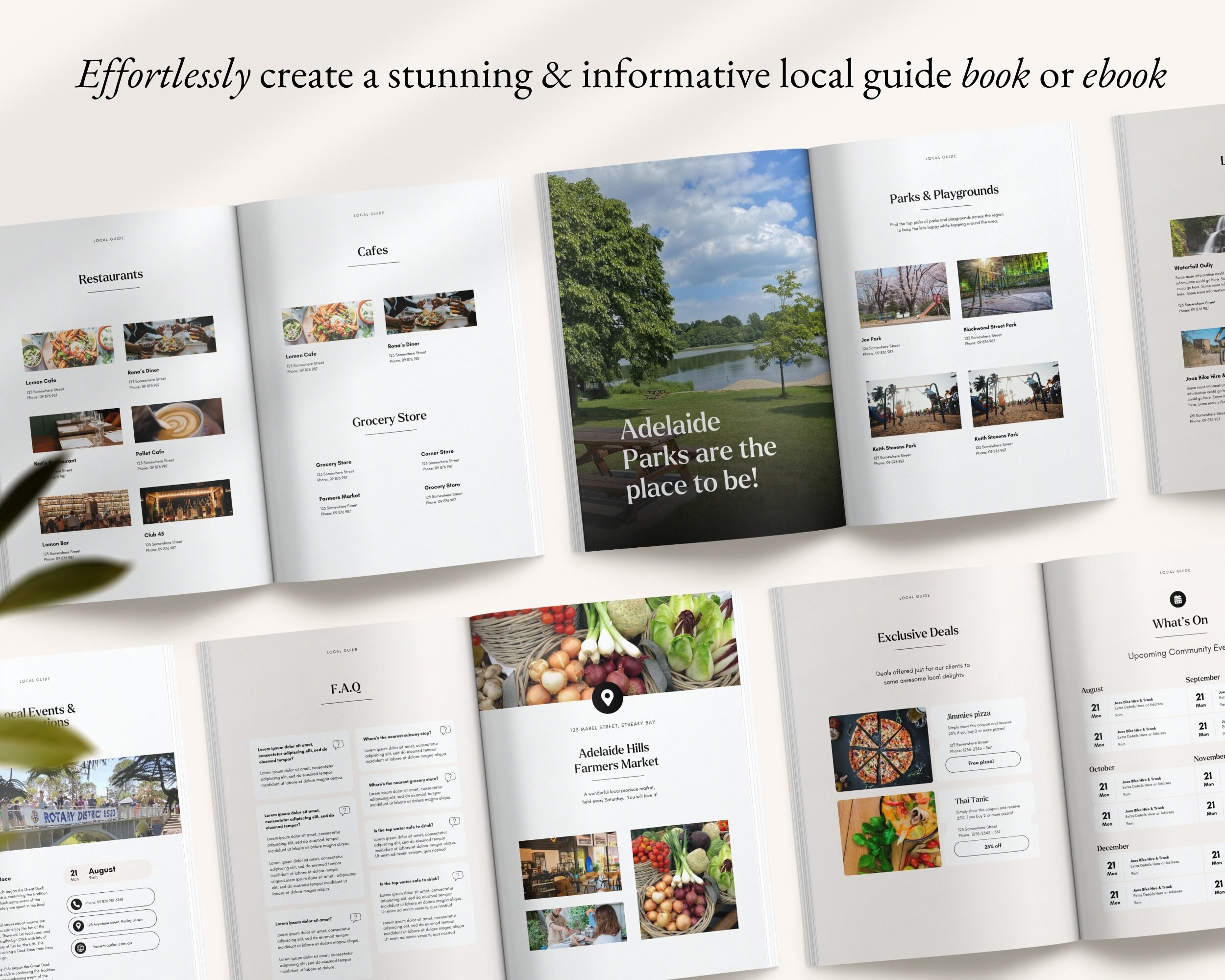 Local Community Guide Template Relocation Guide for Real Estate Realtor ...