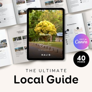 Local Community Guide Template Relocation Guide for Real Estate Realtor ...