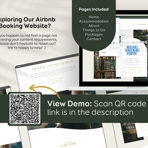 Vacation Rental Website Template Airbnb Wix Website Template Airbnb Wix ...