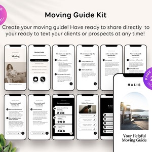 Moving Guide Template Real Estate Relocation Guide Digital, Text ...