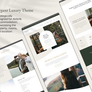 Vacation Rental Website Template Airbnb Wix Website Template Airbnb Wix ...