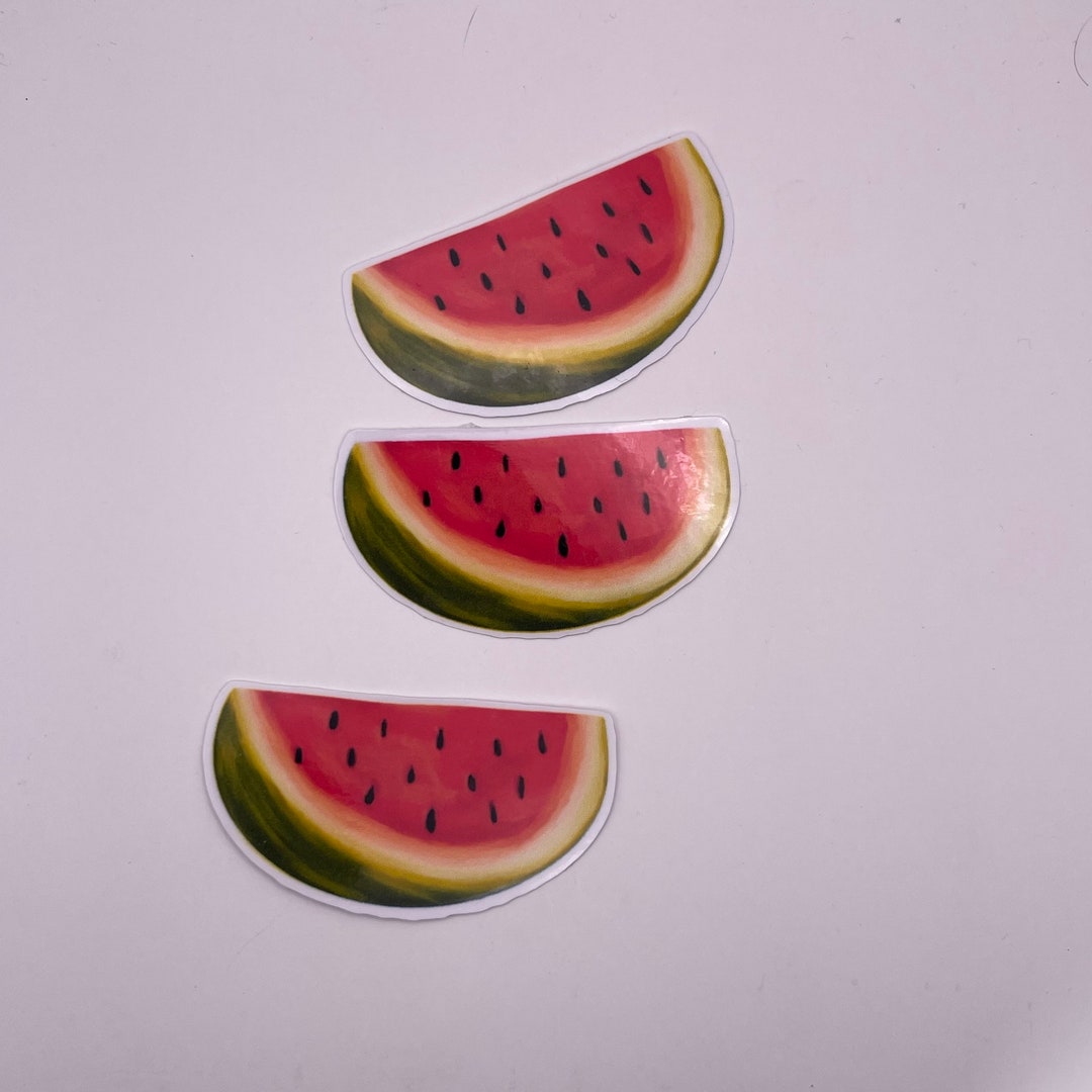 Watermelon Vinyl Waterproof Decal - Etsy