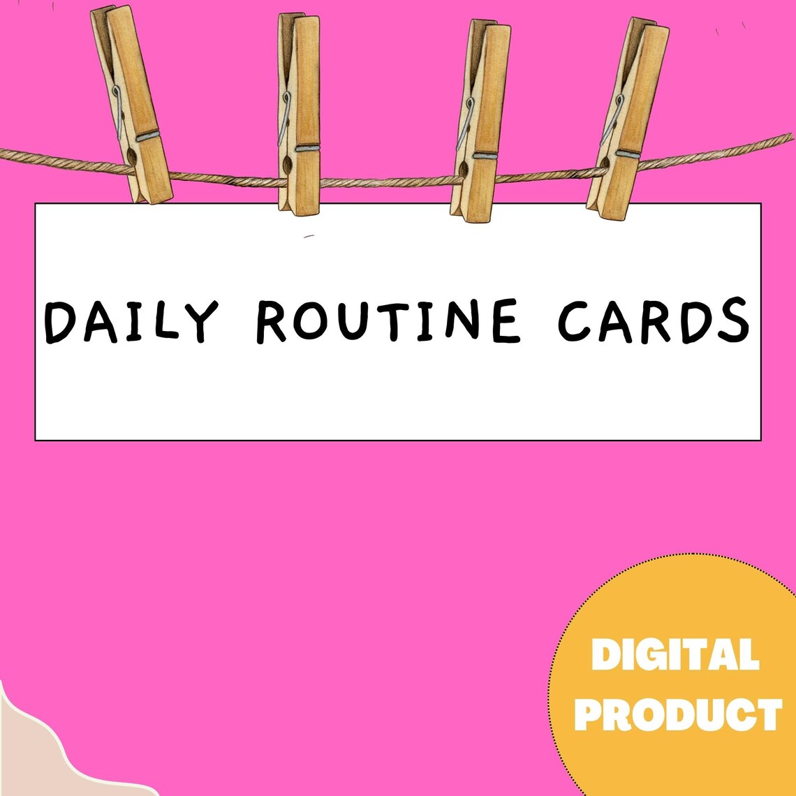 Daily Routine Cards visual Schedule for Girls toddler - Etsy
