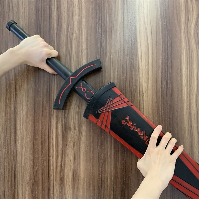 Fate Black Excalibur Cosplay Sword 1:1 Roleplay Costume - Etsy