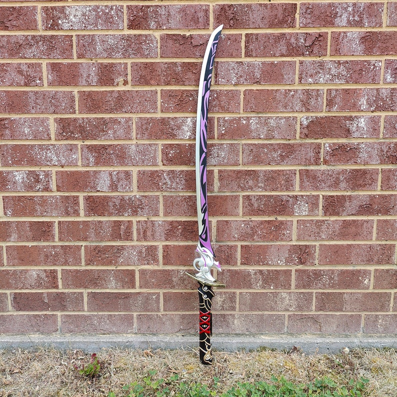 105cm/3.4ft Genshin Impact Raiden Shogun Sword Blue/purple - Etsy Australia