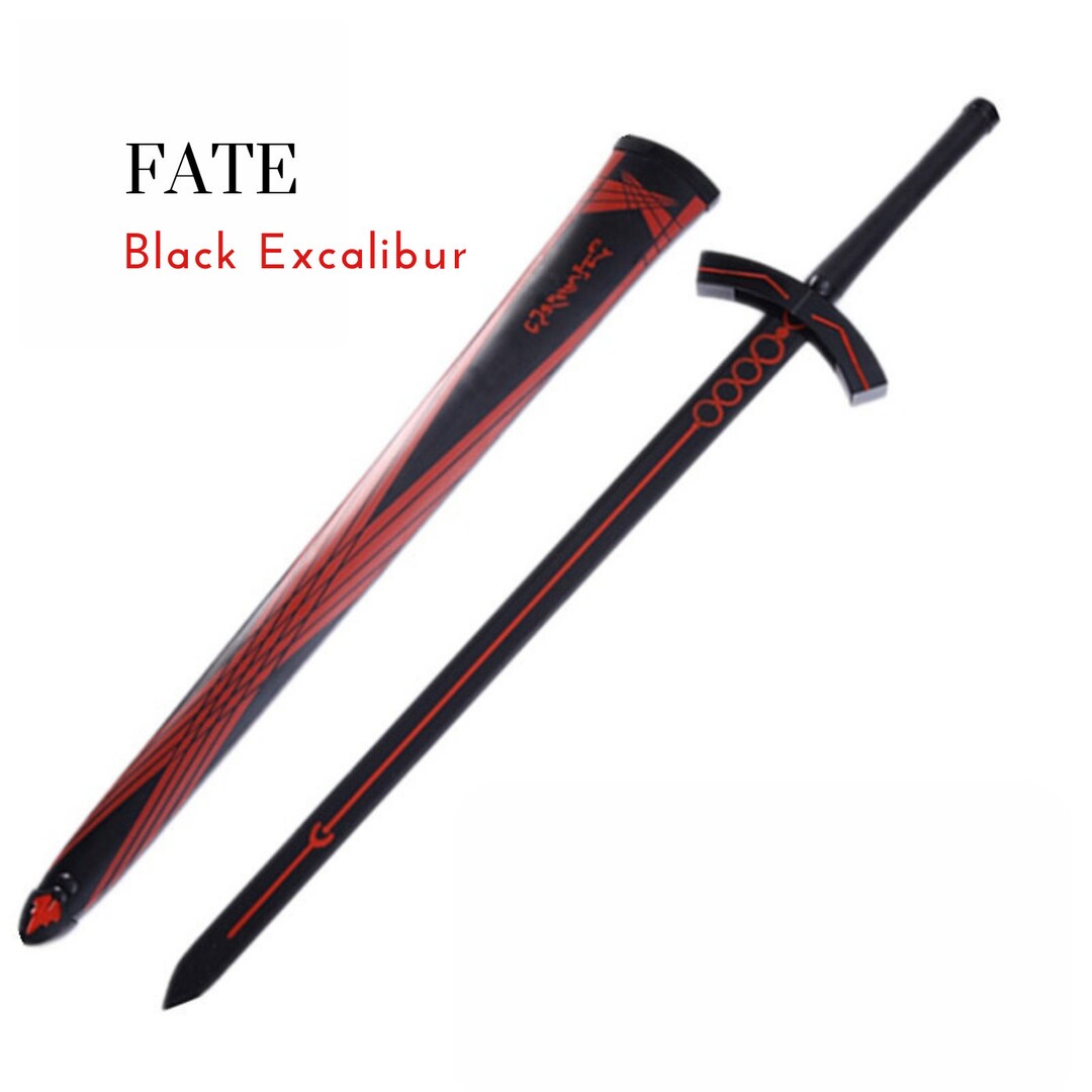 Fate Black Excalibur Cosplay Sword 1:1 Roleplay Costume - Etsy